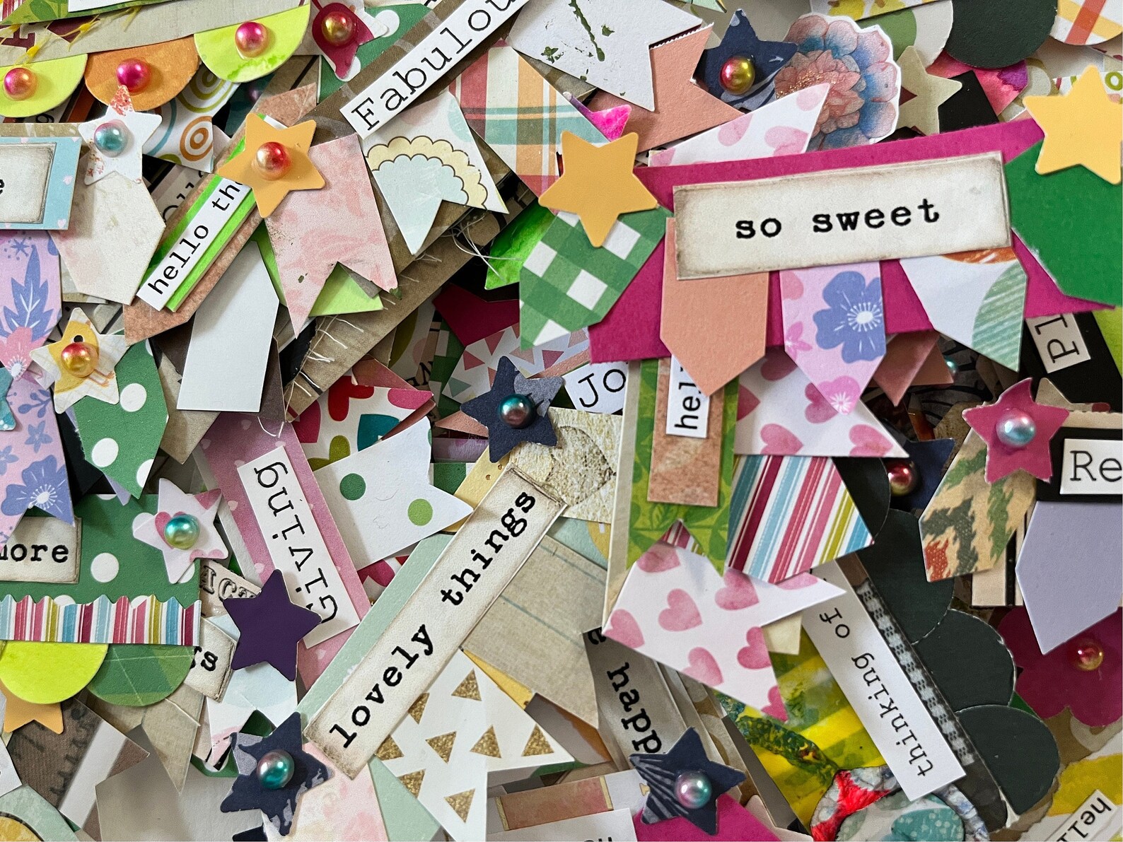 Paper Banners With Sentiments Mystery Pack (10 per Pack) for Card ...