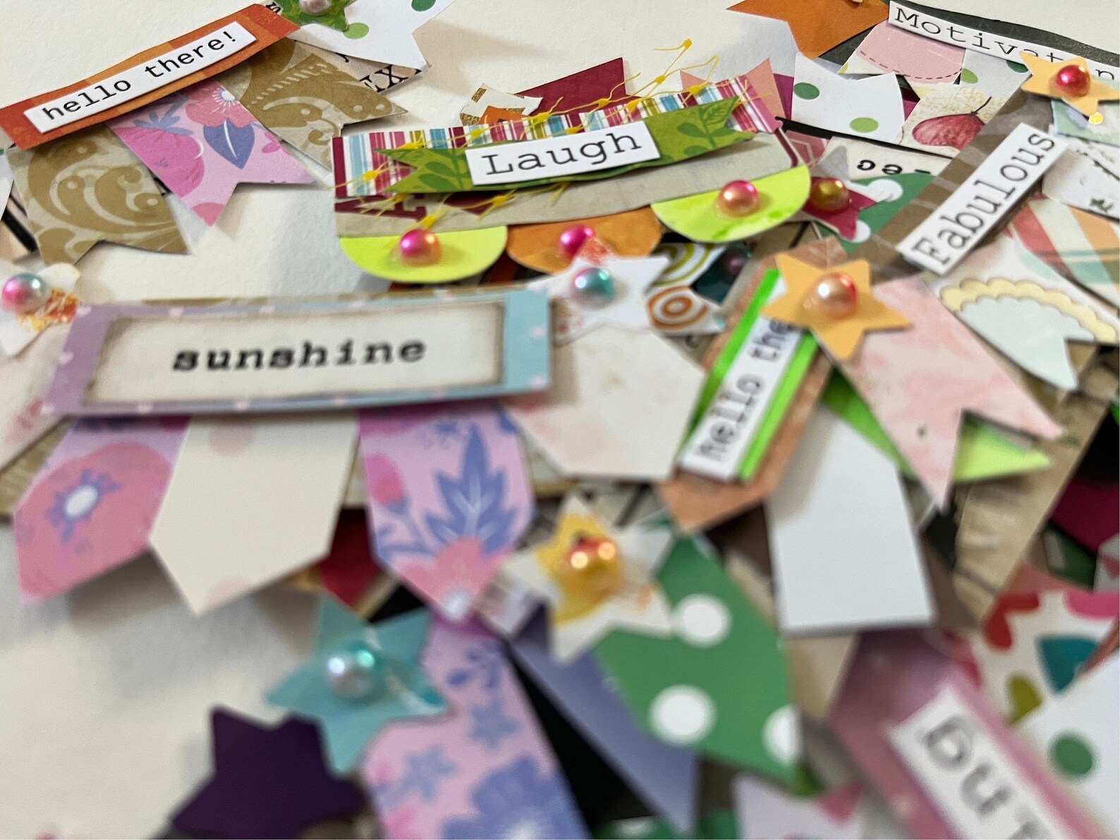 Paper Banners With Sentiments Mystery Pack (10 per Pack) for Card ...