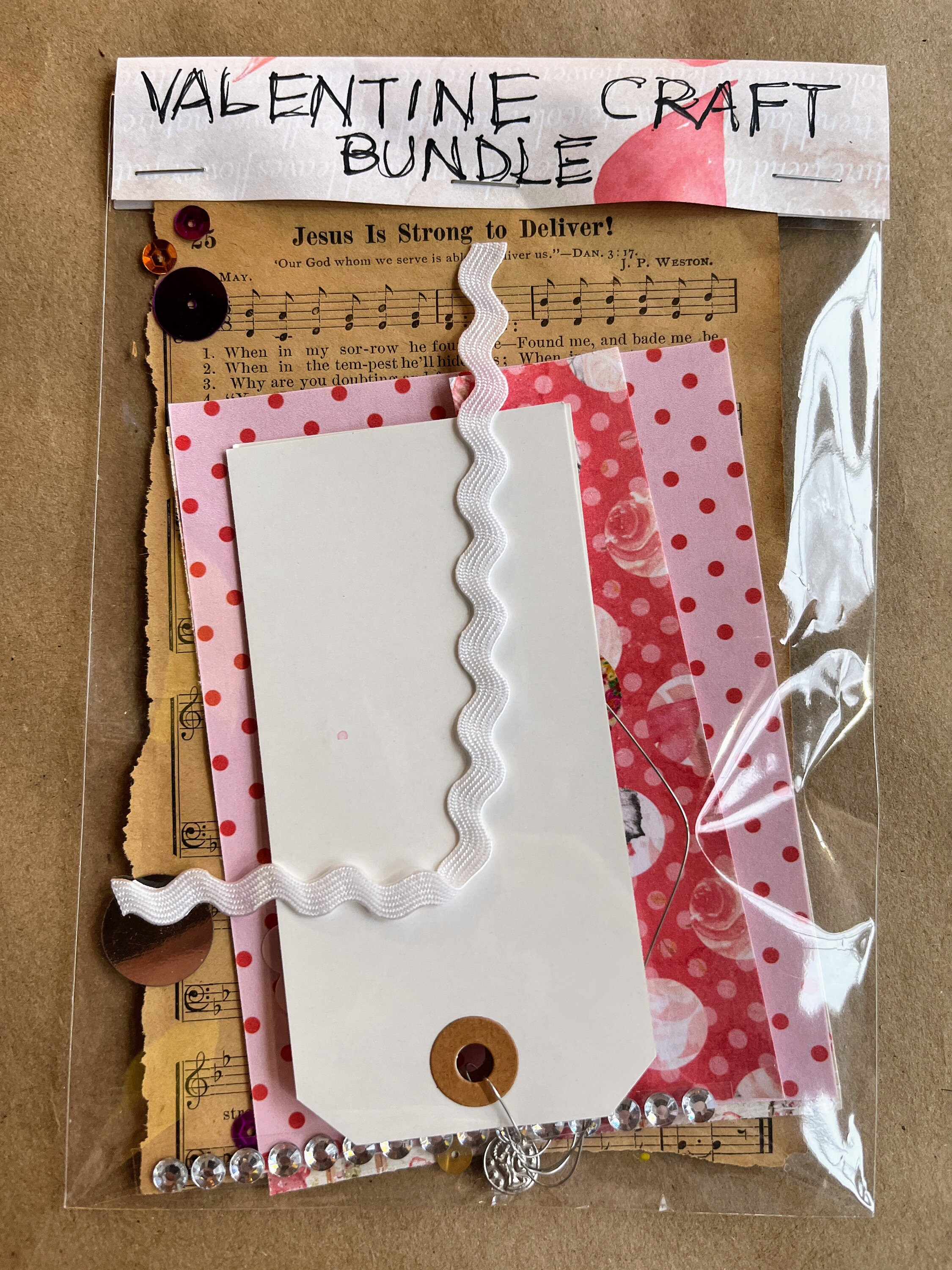 Valentine Craft Bundle Tag Making Kit Mystery Pack - Etsy