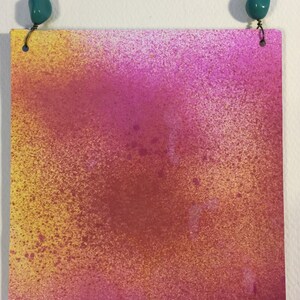 Whimsical Mixed Media 5" X 7" Hanging Sign Pretty Paper Girl With ...
