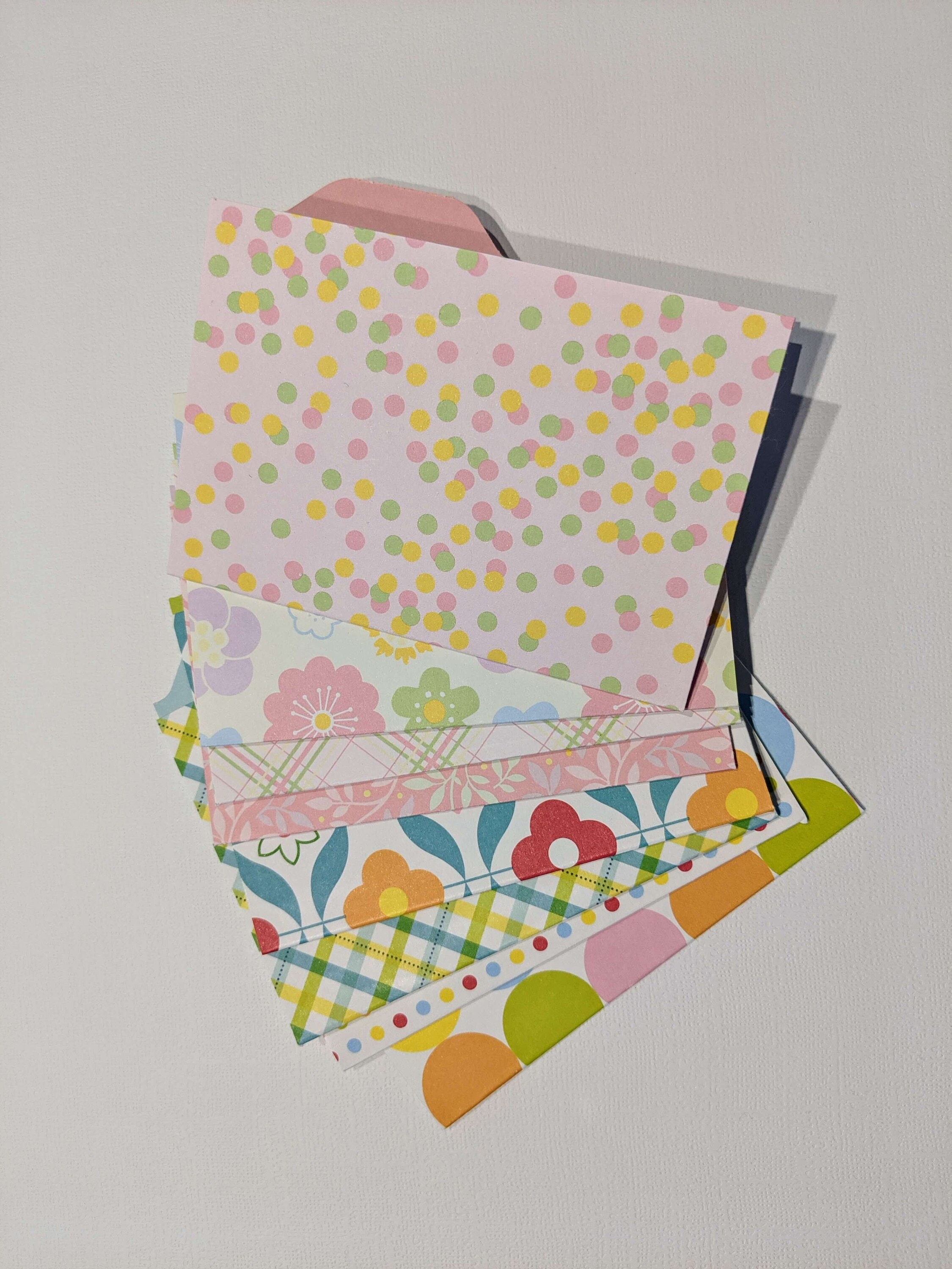 Handmade Embellishments Miniature File Folders for Dolls, Paper Crafts ...