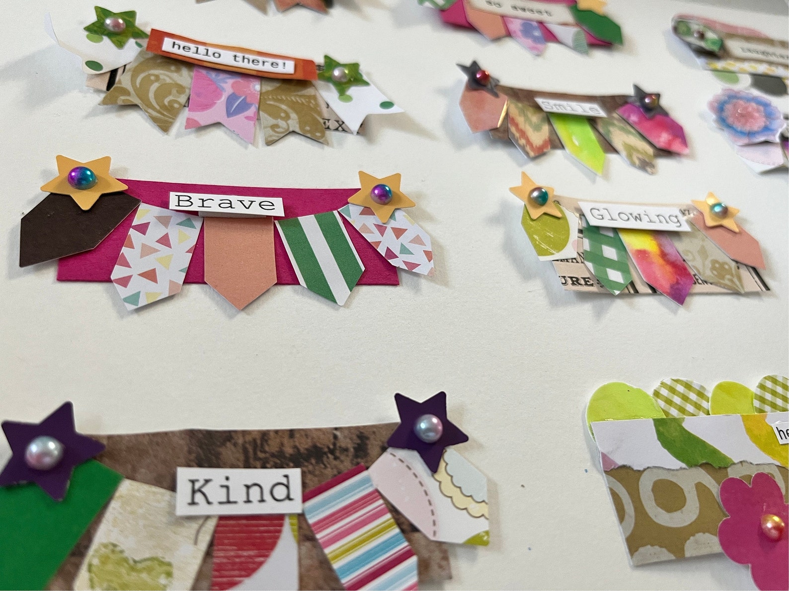 Paper Banners With Sentiments Mystery Pack (10 per Pack) for Card ...