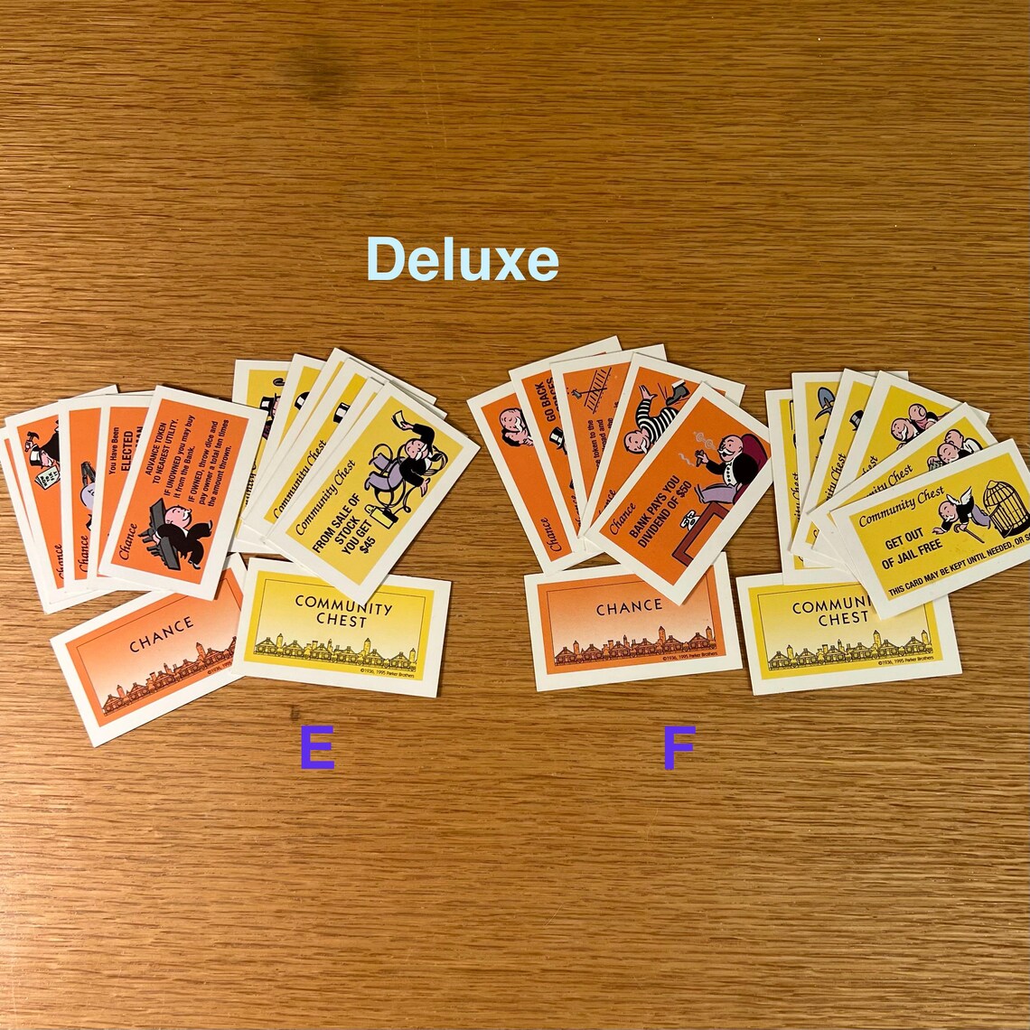 Monopoly Packs: Chance and Community Cards From Various Game Versions ...