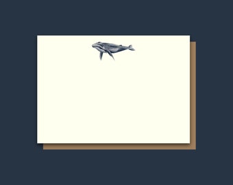 Whale Note Cards - Etsy