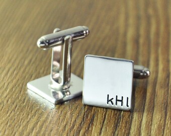 Monogram cufflinks | Etsy