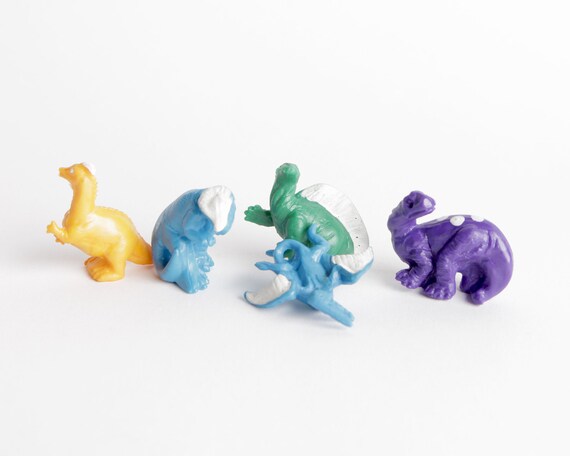 Vintage 1987 Dino Mites Panosh Place Dinosaur Toy Figurines - Etsy