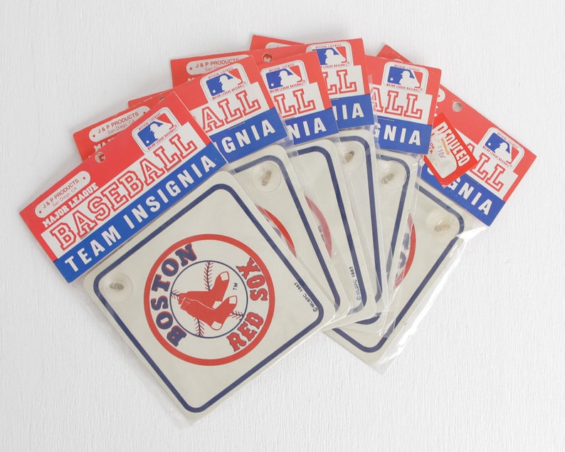 Vintage 1980s Boston Red Sox Signs With Suction Cup Official - Etsy