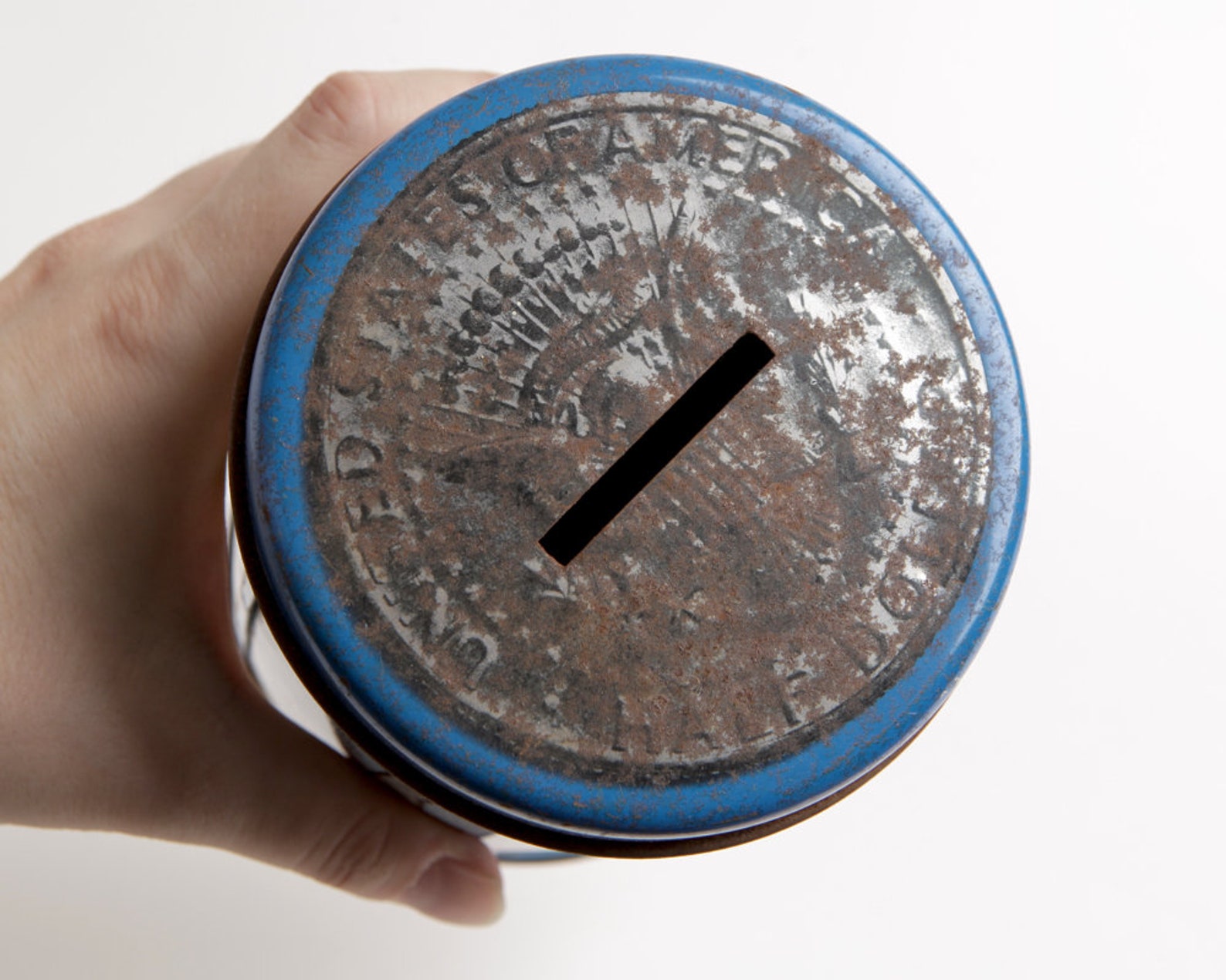 Vintage 1980s United States Facts Metal Coin Bank with Elvis | Etsy