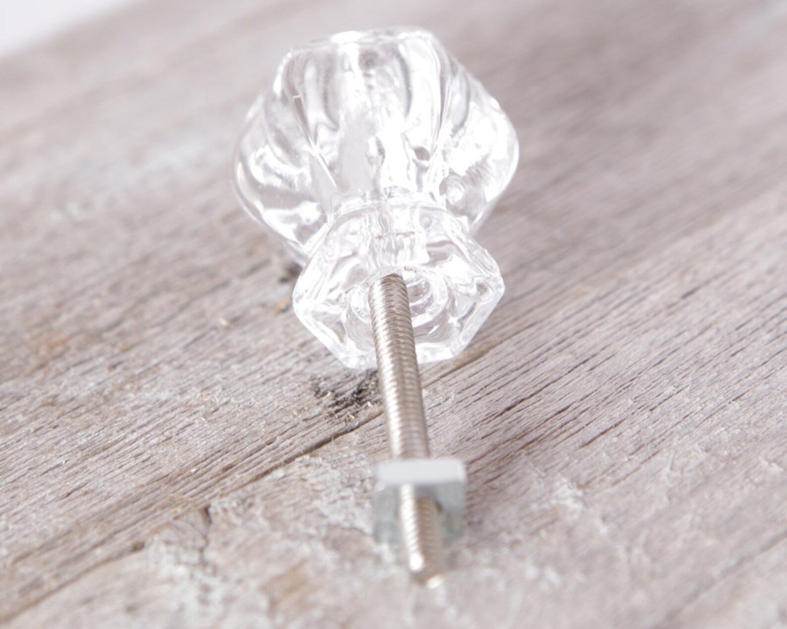 Clear Glass Knobs Cabinet or Drawer Knobs Dresser Knobs - Etsy