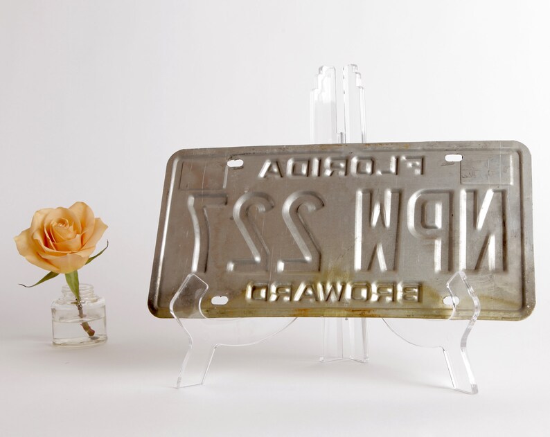 Vintage 1980s Florida License Plate From Broward County With - Etsy