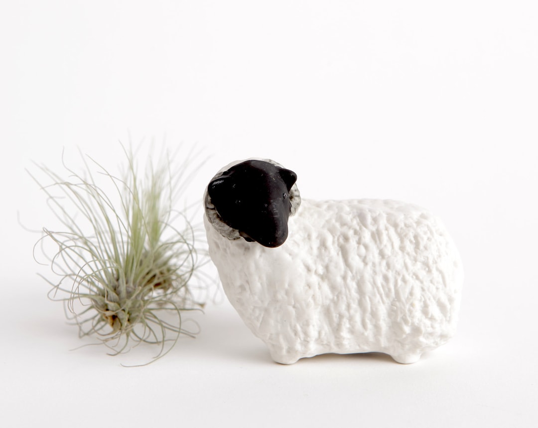 Vintage Porcelain Sheep Figurine by Highbank Porcelain, Lochgilphead ...