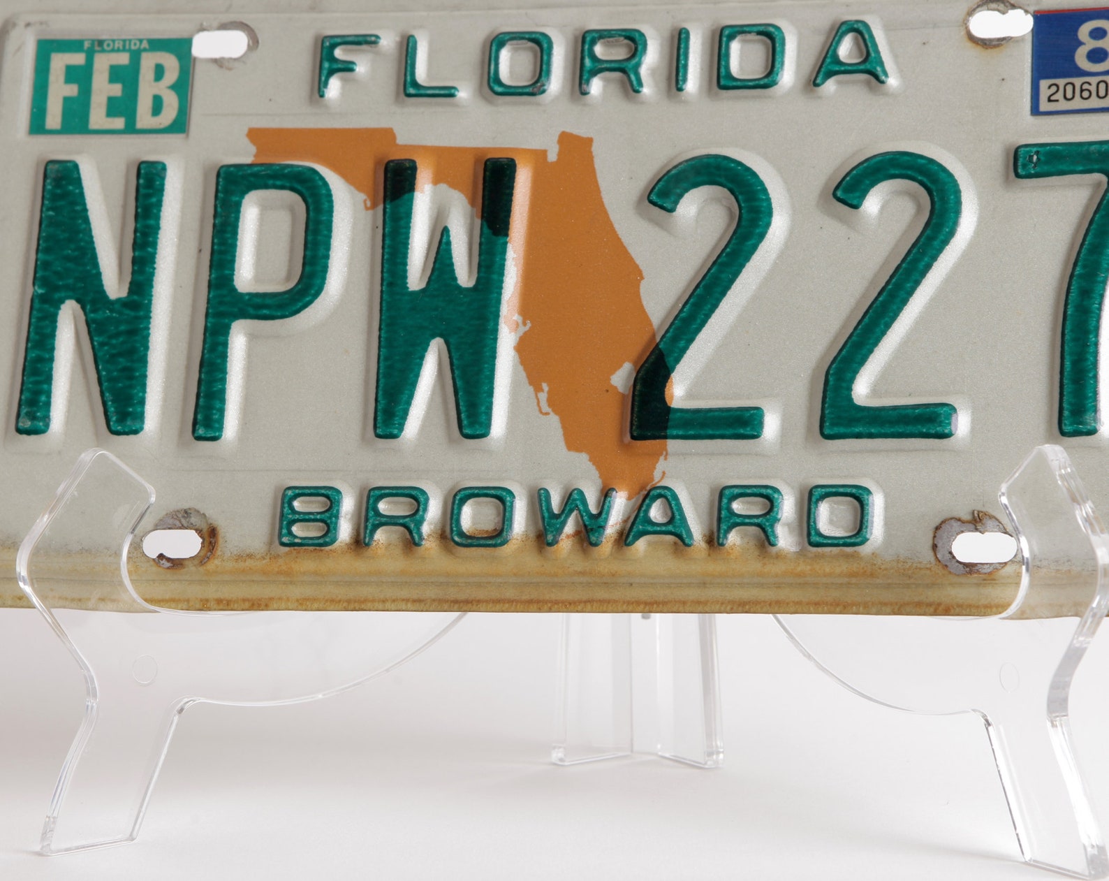 Vintage 1980s Florida License Plate From Broward County With - Etsy