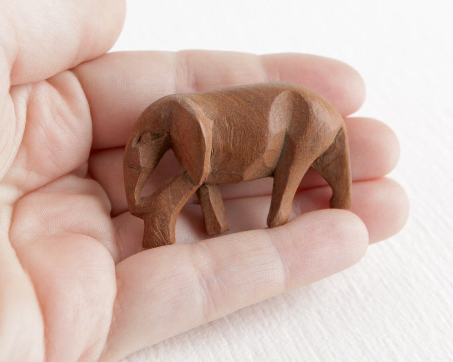 Vintage Pair of Miniature Hand Carved African Animal Figurine | Etsy