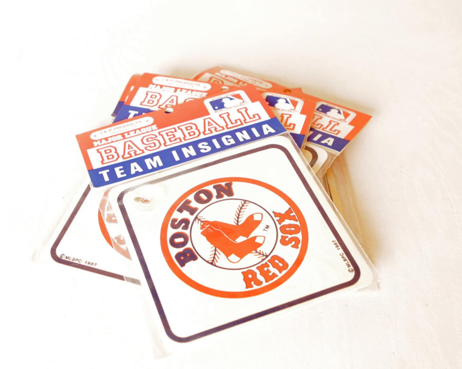 Vintage 1980s Boston Red Sox Signs With Suction Cup Official | Etsy