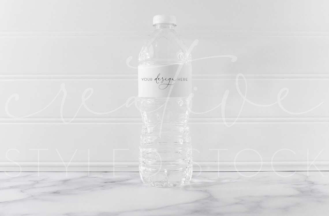 Water Bottle Label Mock up Styled Stock Photography Bottle Label Mock ...