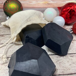Lump of Coal Soap Christmas Soaps Naughty List Soap Coal Soap Gifts for ...