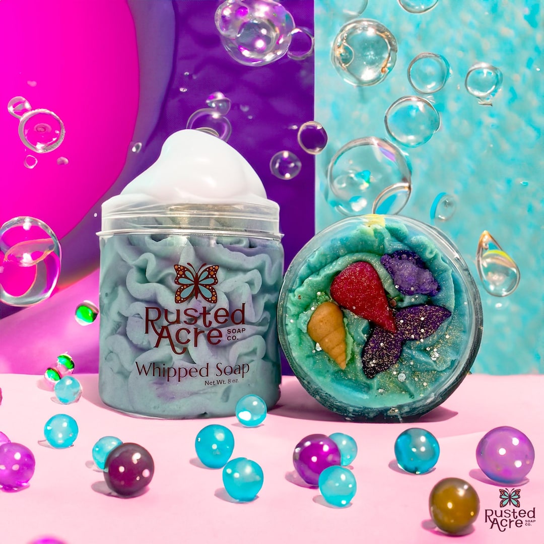 Mermaid Kiss Whipped Soap – Fluffy Foaming Body Wash & Shave Cream ...