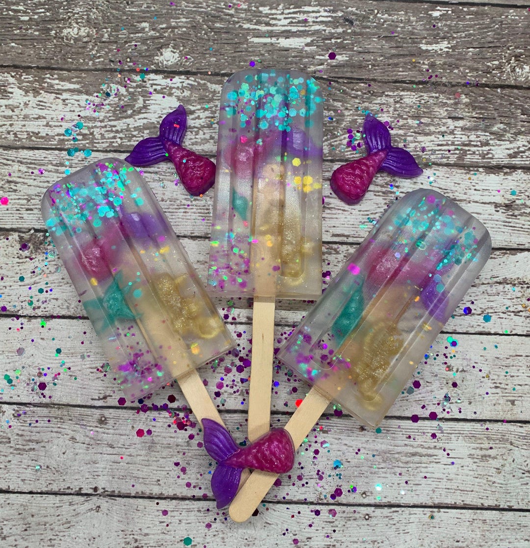 Mermaid Popsicle Soap – Handmade Glycerin Soap | Fun Kids Soap With ...
