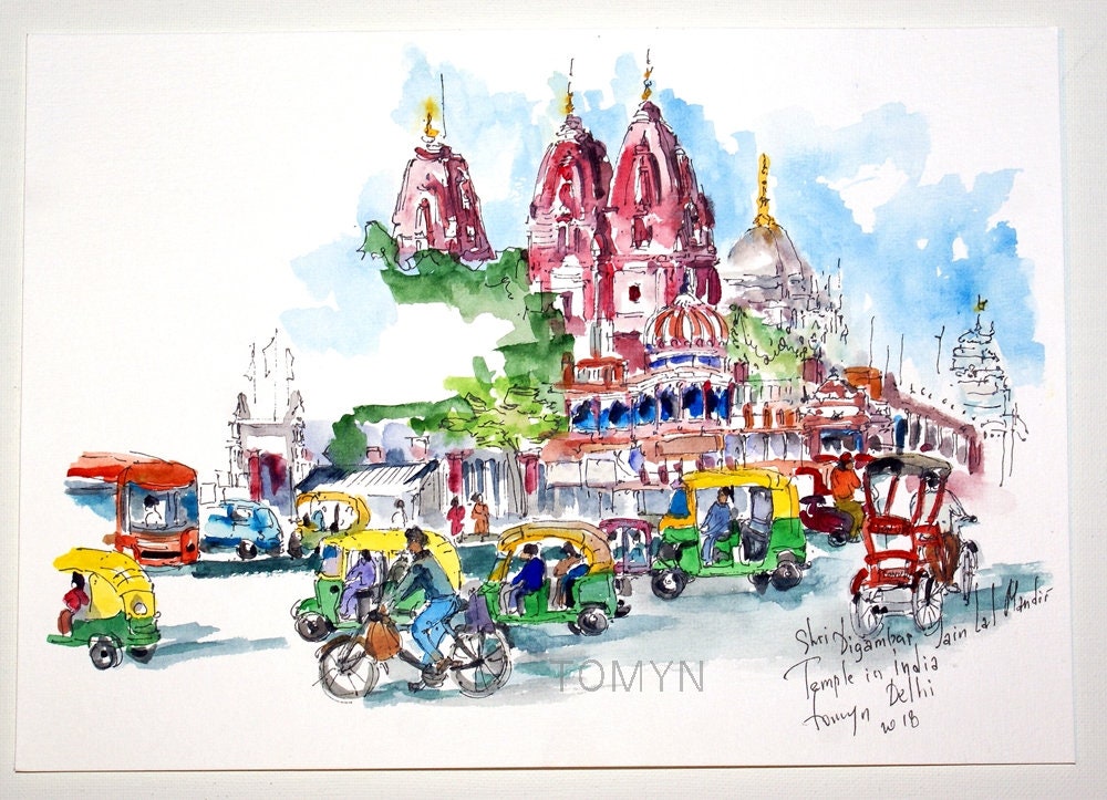 Jain Temple Painting