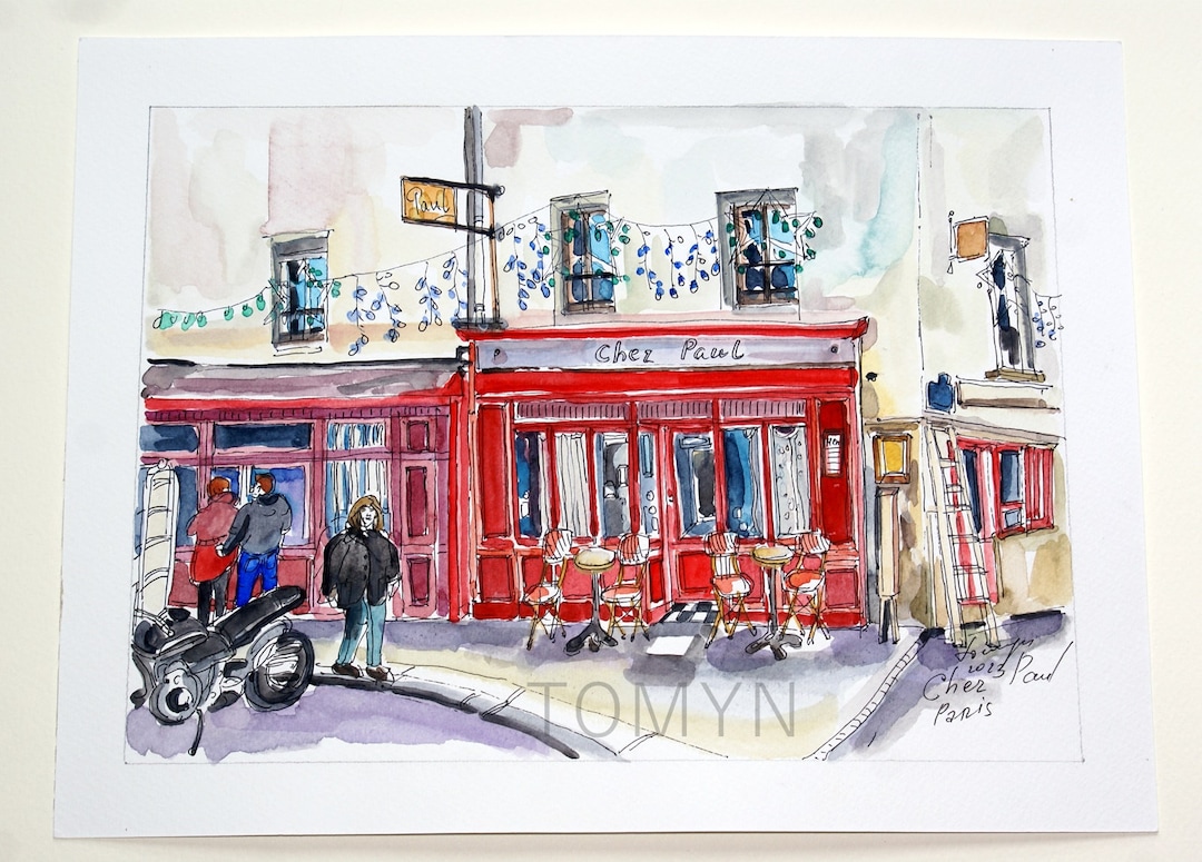 Chez Paul Restaurant. Paris Traditional Cusine Bistro. Paris Original ...