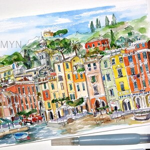 PORTOFINO. ITALY. Italian Riviera Art Print. Portofinowall Art. Italy ...