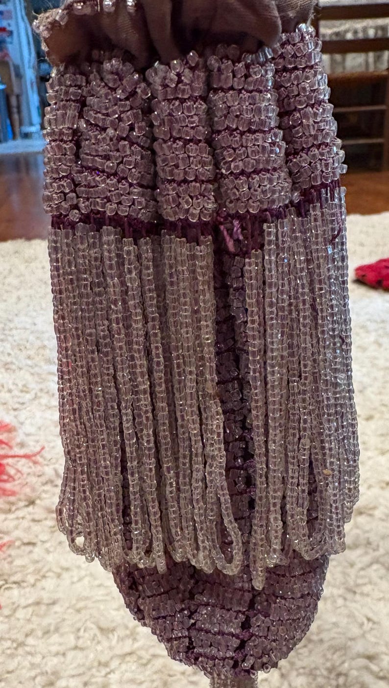 1920’s Art Deco Microbeaded Flapper Bag - Etsy