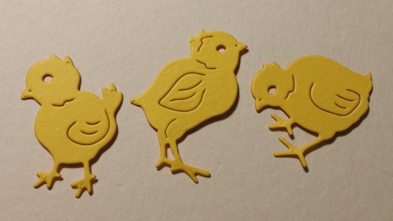 Baby Chicks Die-cuts 2 Sets of 3 - Etsy