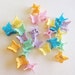 VTG Pastel Butterfly Hair Clips - Etsy