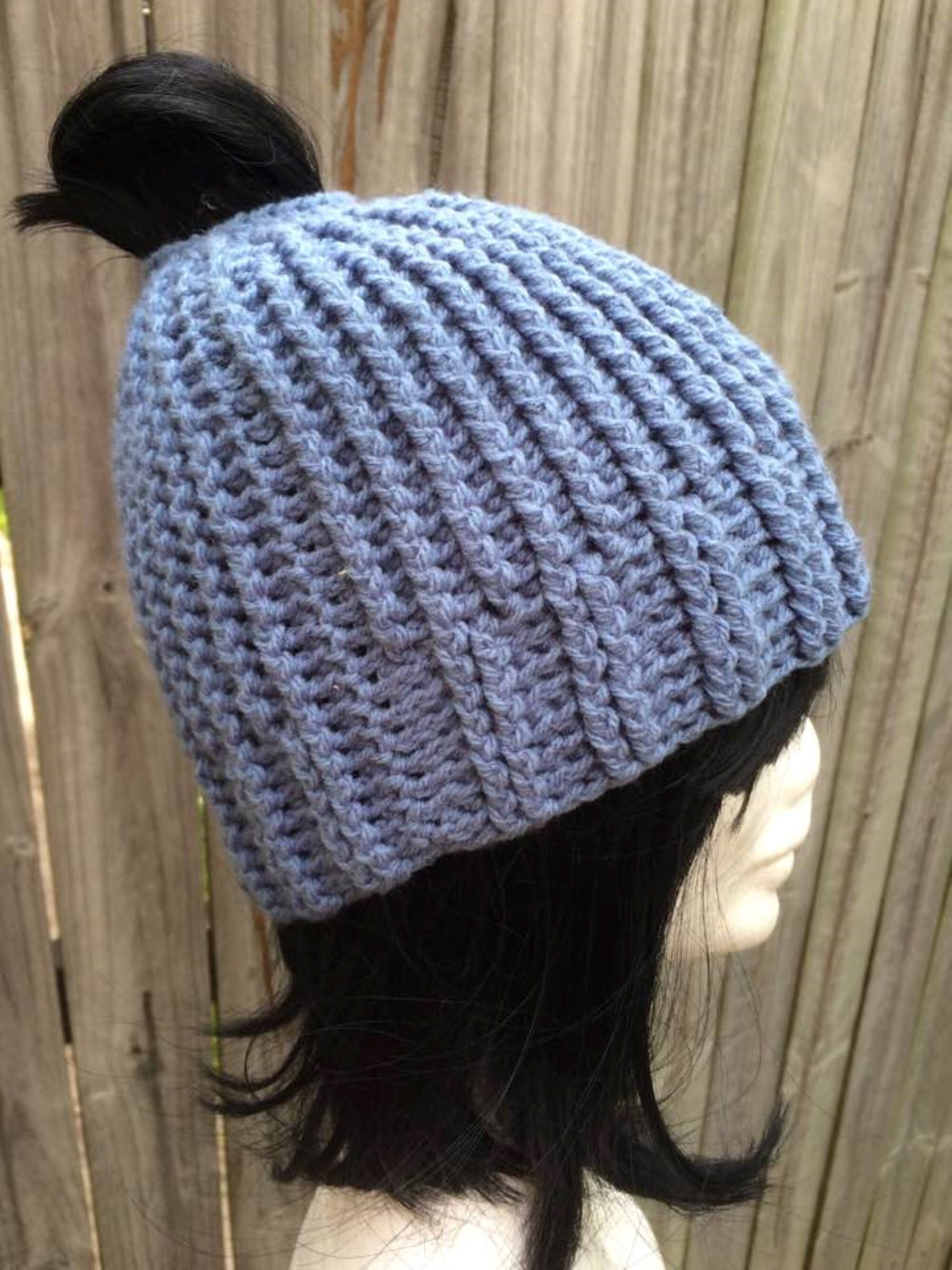 Mustang Sally Ponytail Beanie Crochet Pattern - Digital Download - Etsy ...