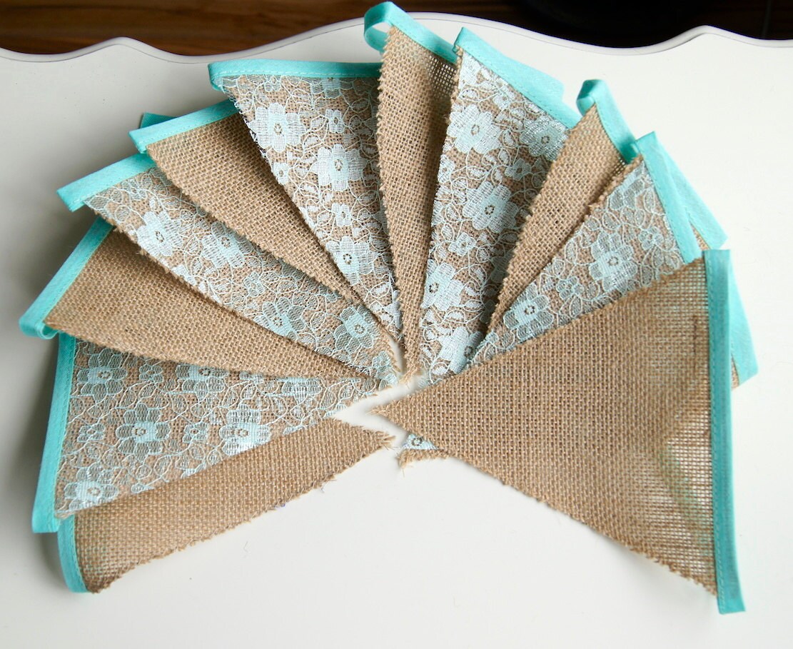 Rustic Bunting Banner Burlap Lace Banner Bridal Shower Baby - Etsy