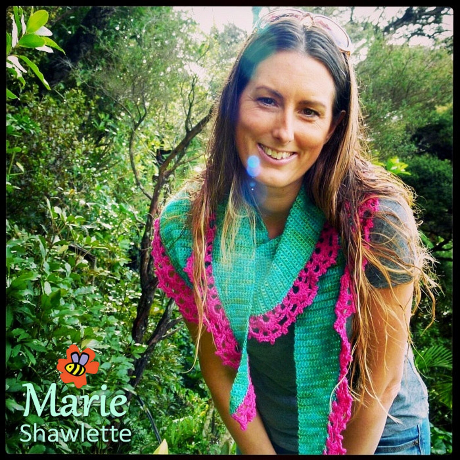 Crochet Shawl Pattern ~ Instant Download ~ Marie Shawlette - Etsy