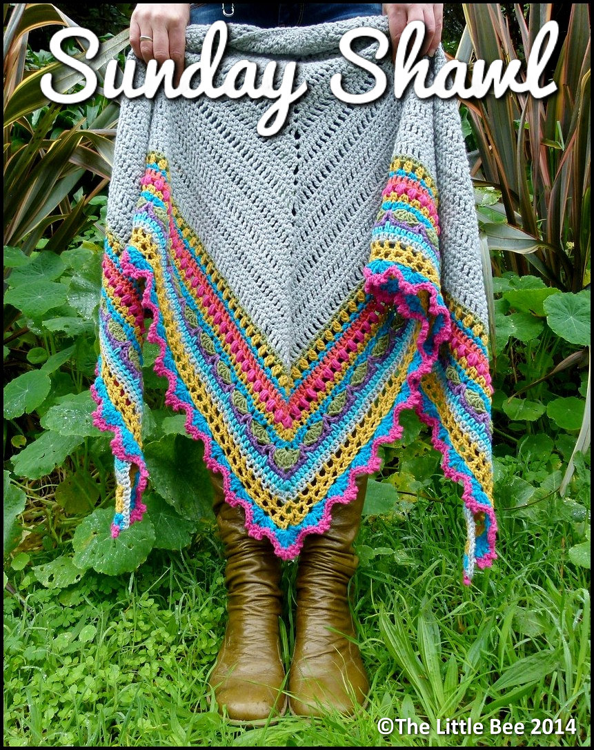 Crochet Shawl Pattern Instant Download Sunday Shawl - Etsy Australia