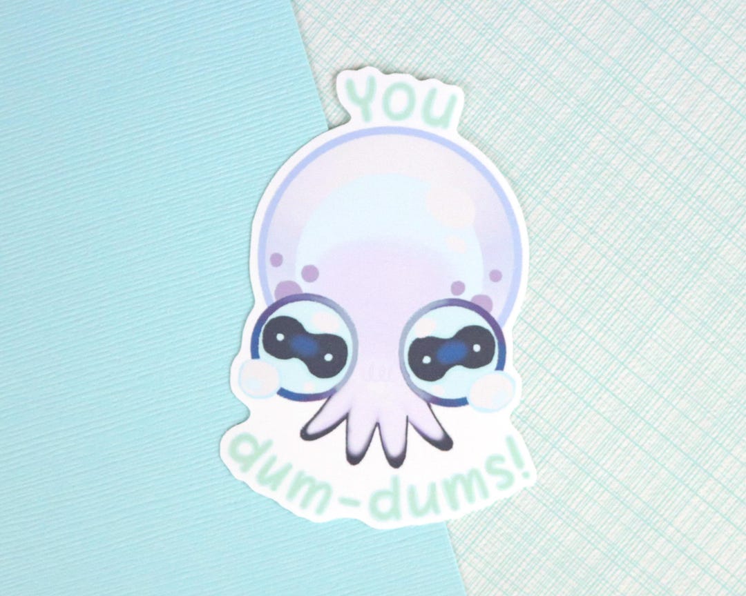 Smollusk Vinyl Sticker | Side Order, Video Game, Splat, Octoling - Etsy