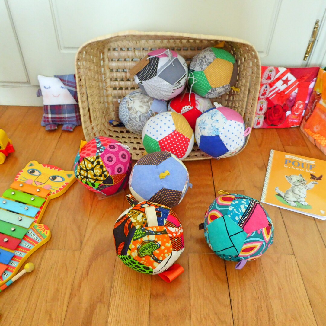 Soft Baby Ball, Sensory Ball, Classic Baby Ball, Stuffed Fabric Ball ...