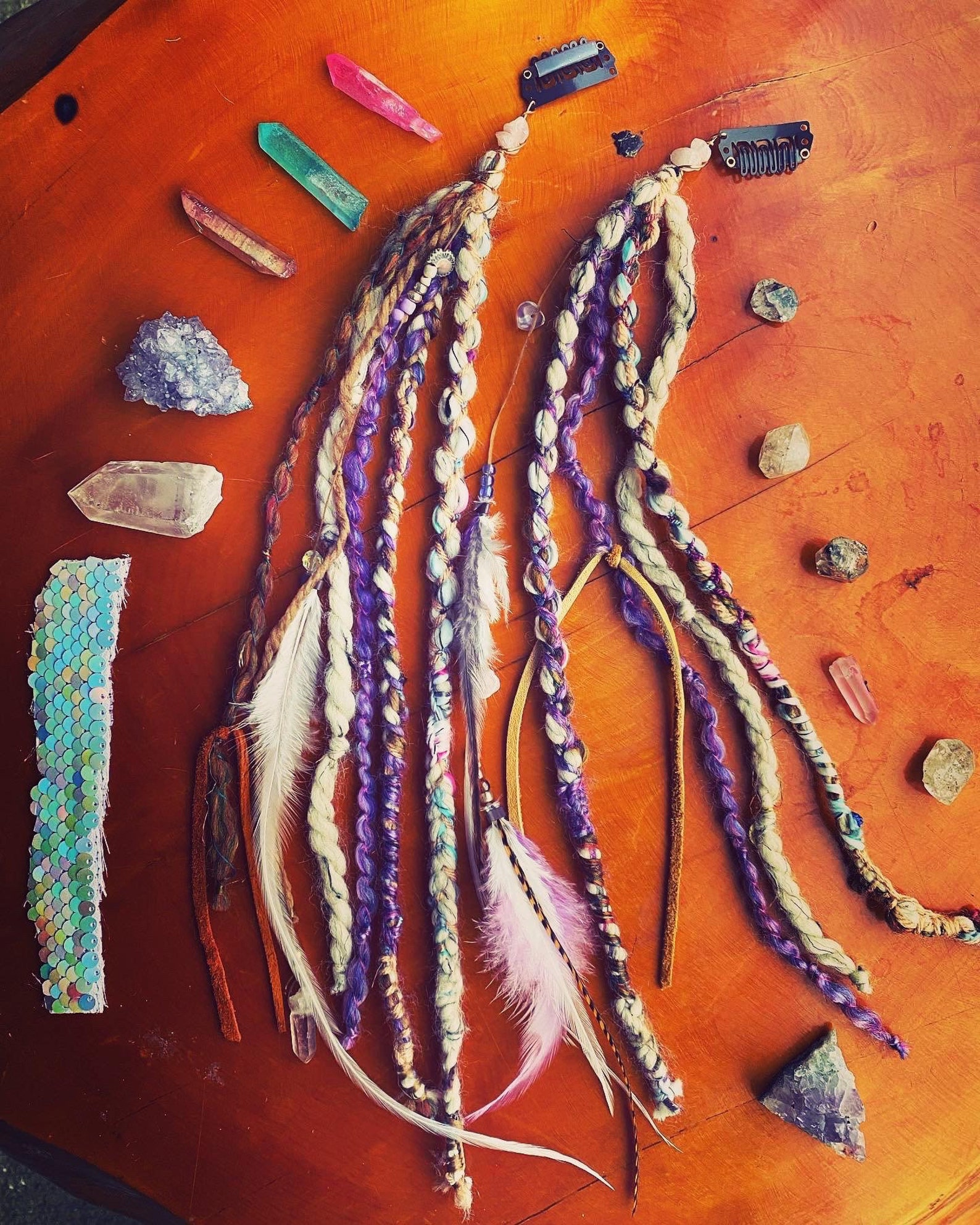 One Multi Layered Goddess-dreads Thread Dreads Bohemian - Etsy
