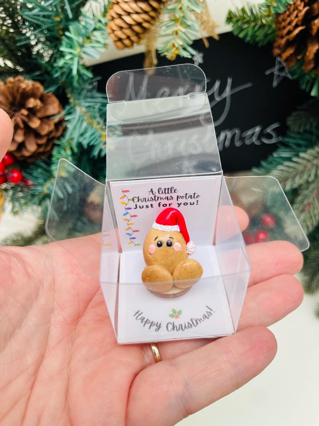 Pet Potato, Christmas Potato, Potato Decoration, Little Christmas Gift ...