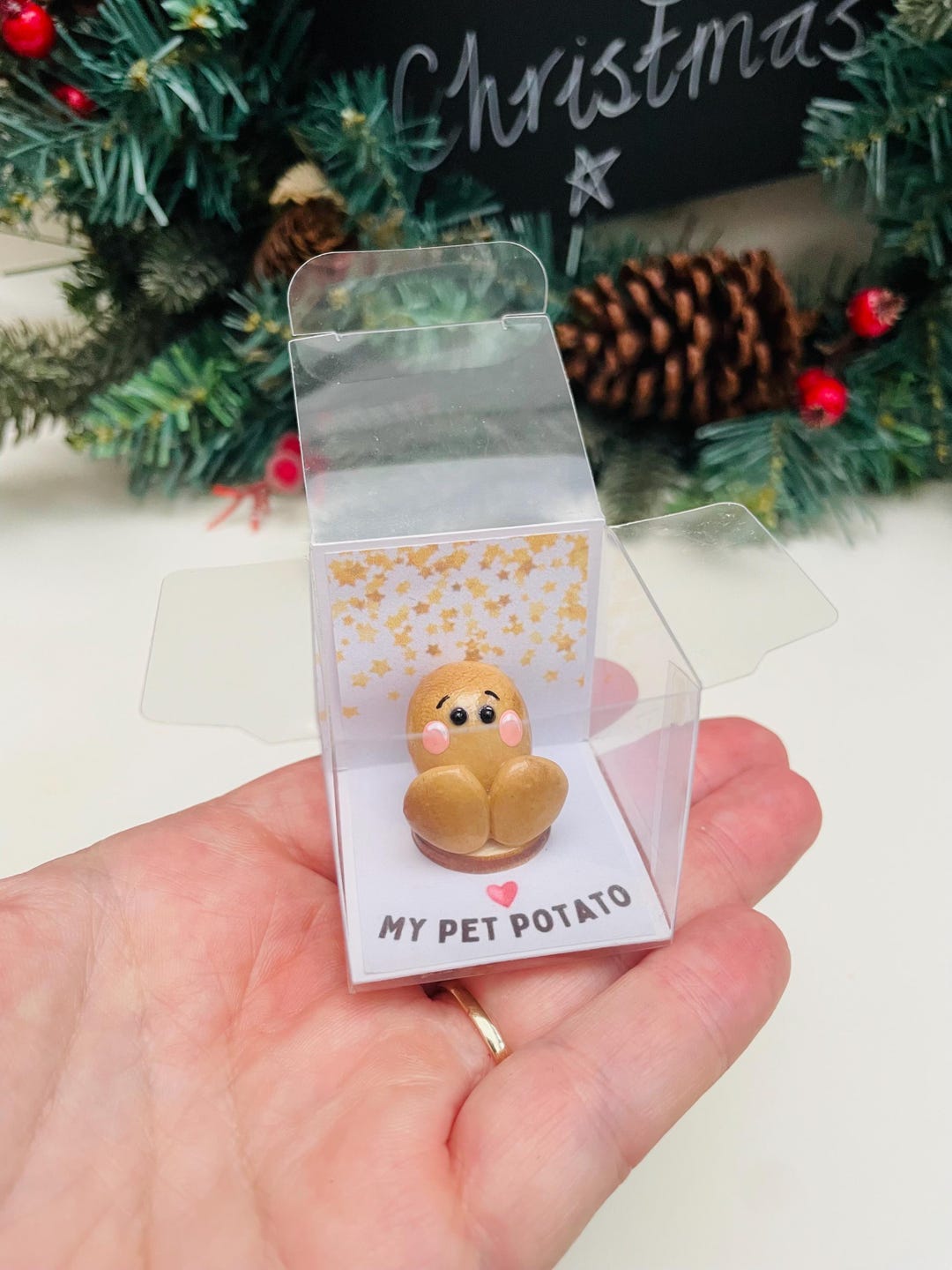 Pet Potato, Adopt a Potato, Potato Decoration, Little Christmas Gift ...