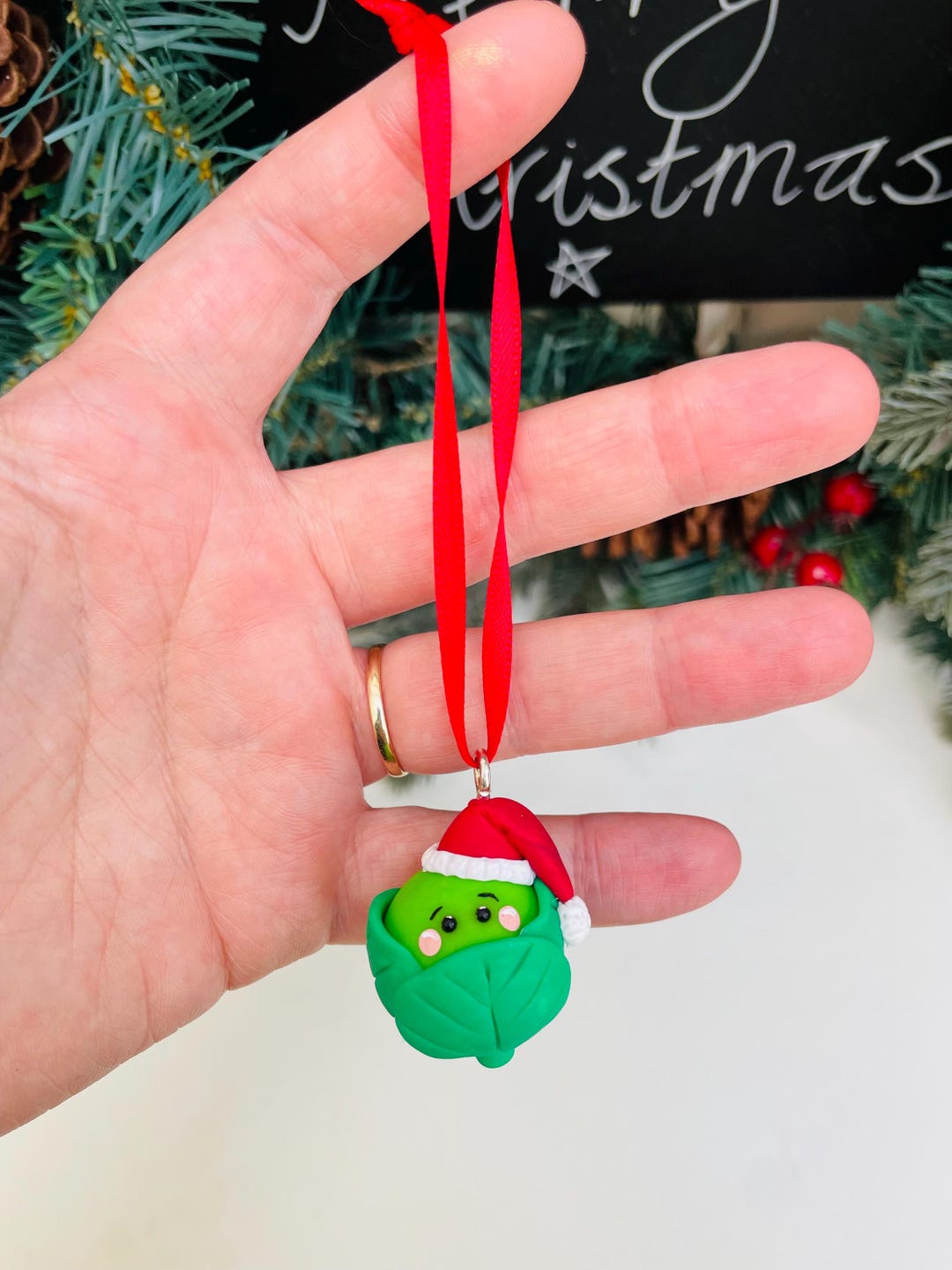 Sprout Decoration, Handmade Tree Decoration, Christmas Tree Decoration ...