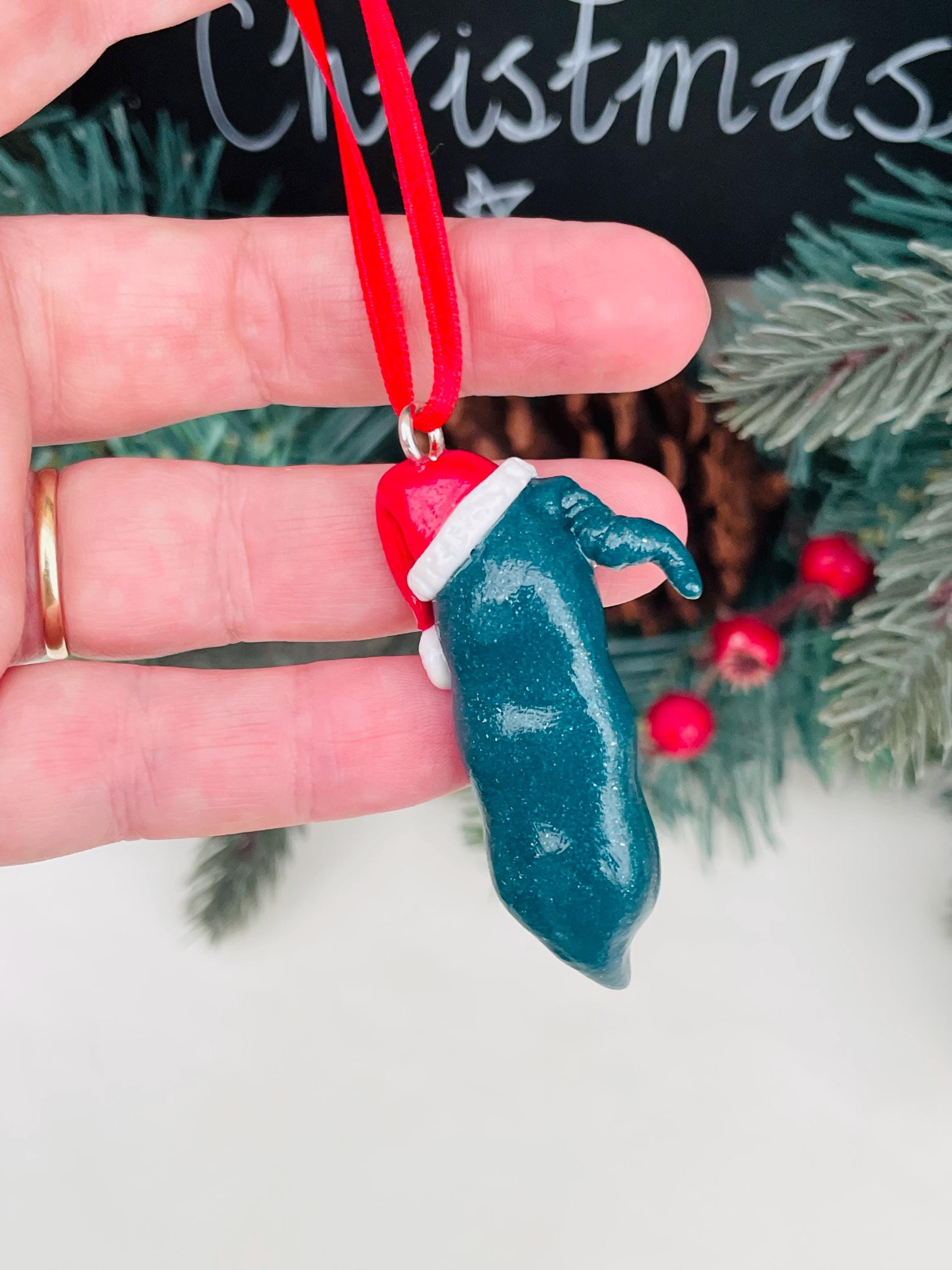 Handmade Polymer Clay Pea Christmas Tree Decoration - Etsy UK