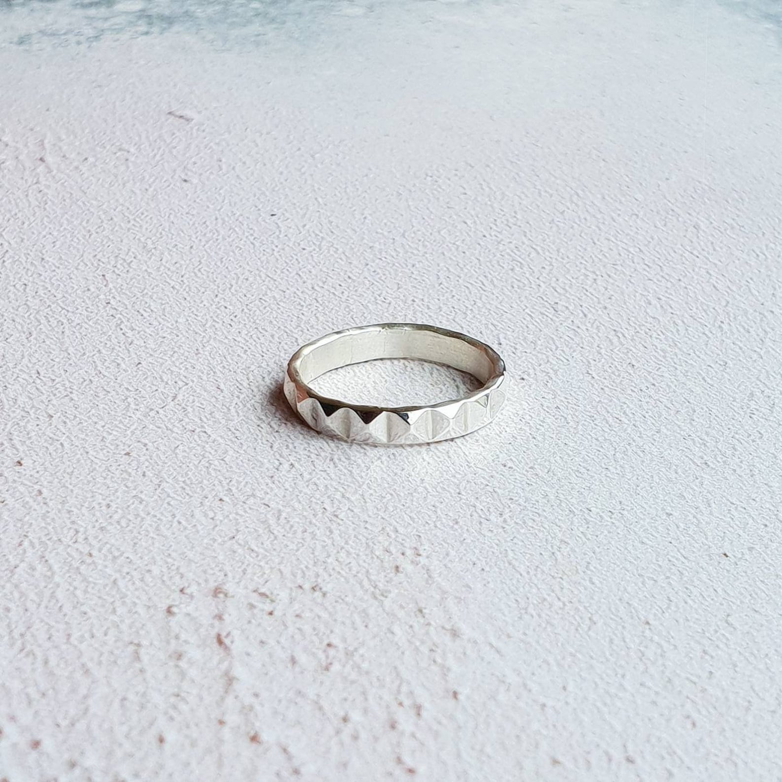 Silver Studded Ring Silver Pyramid Ring Silver Statement | Etsy