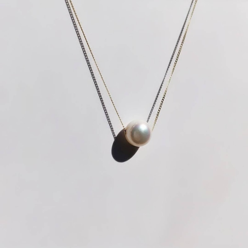 Pearl Necklace Gold 9 Carat - Etsy