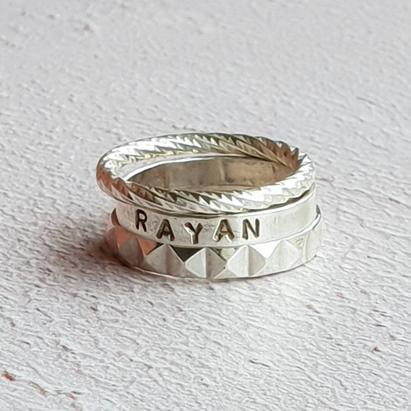 Name Ring Sterling Silver Name Ring Custom Name Ring Silver - Etsy UK