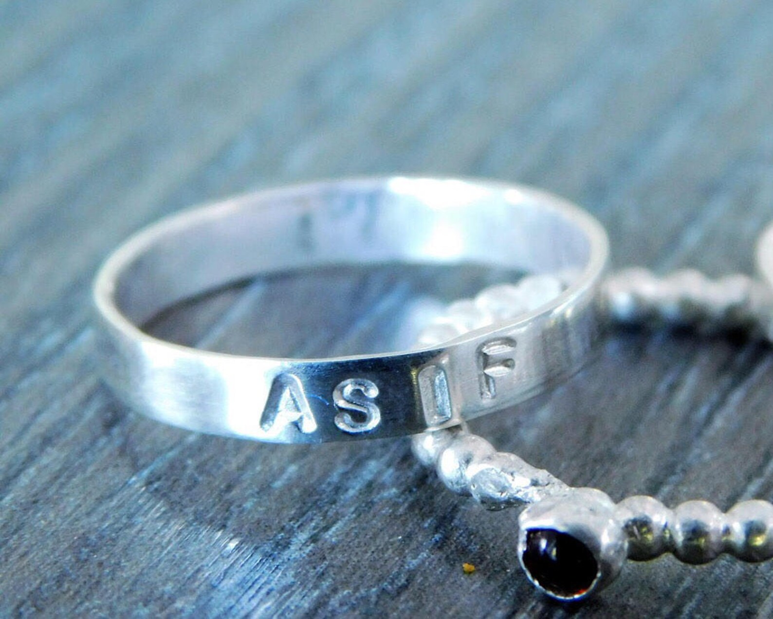 Name Ring, Sterling Silver Name Ring, Custom Name Ring, Silver ...