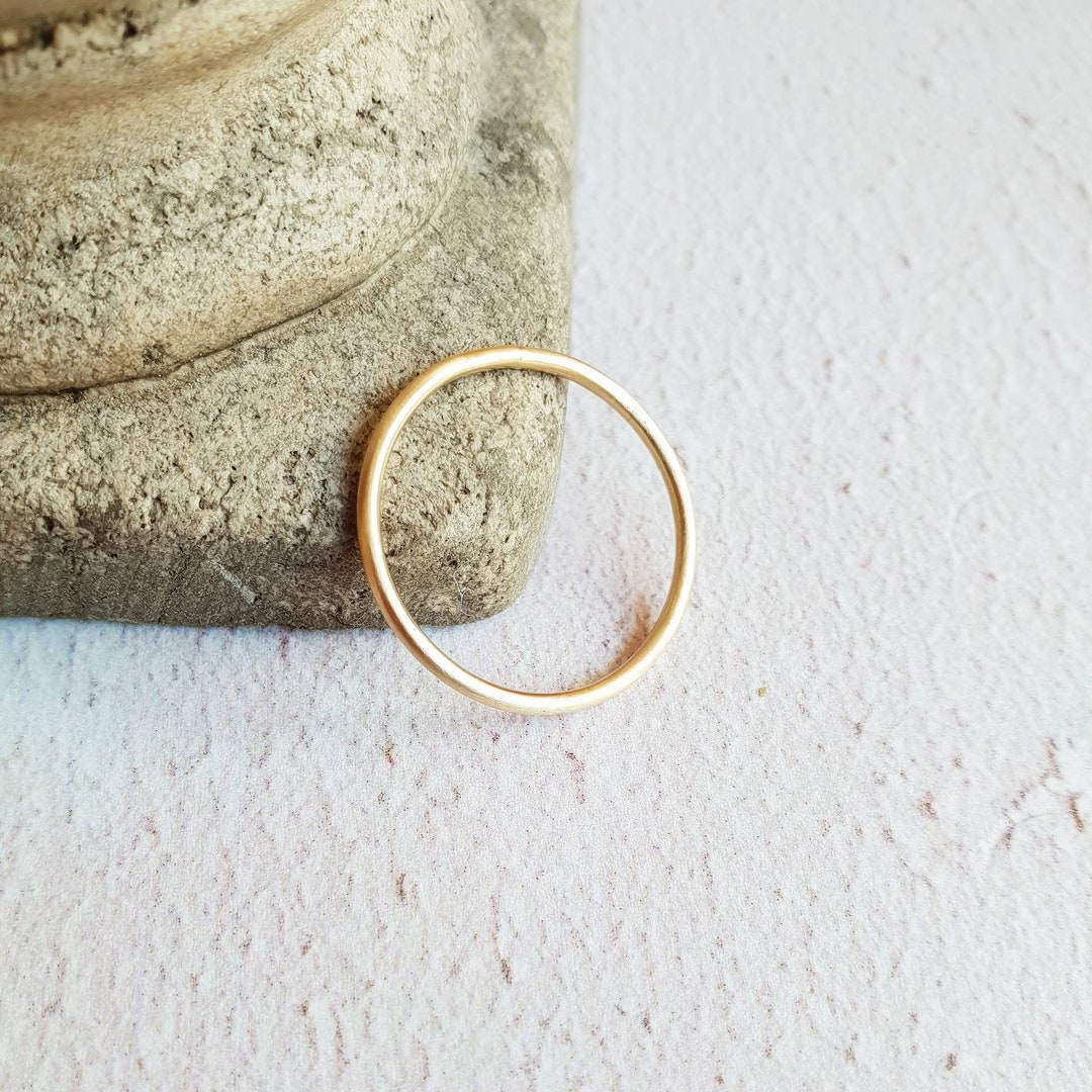 9ct Gold Plain Wedding Band, Solid Gold Ring, Real Gold Wedding Ring ...