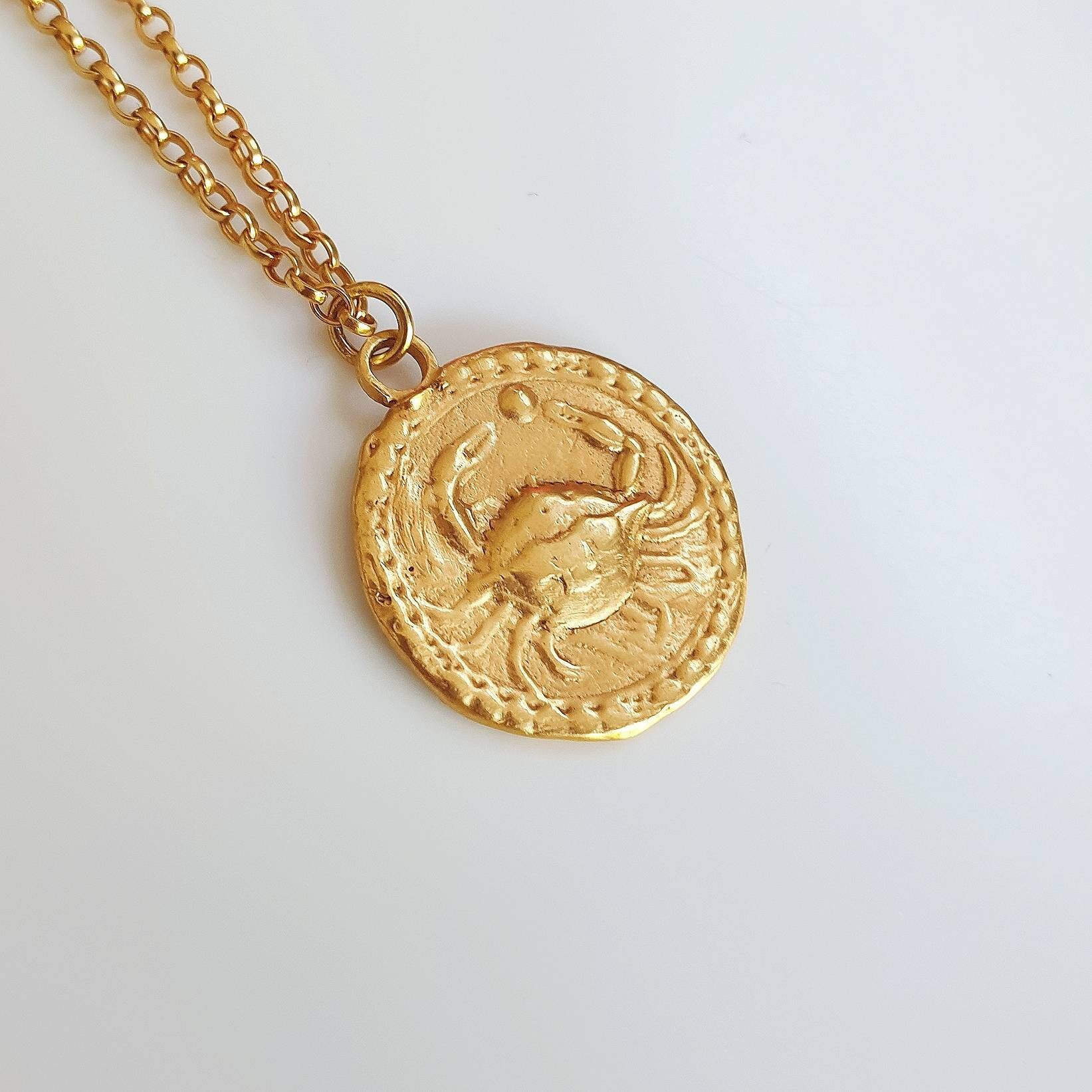 Cancer medallion necklace store