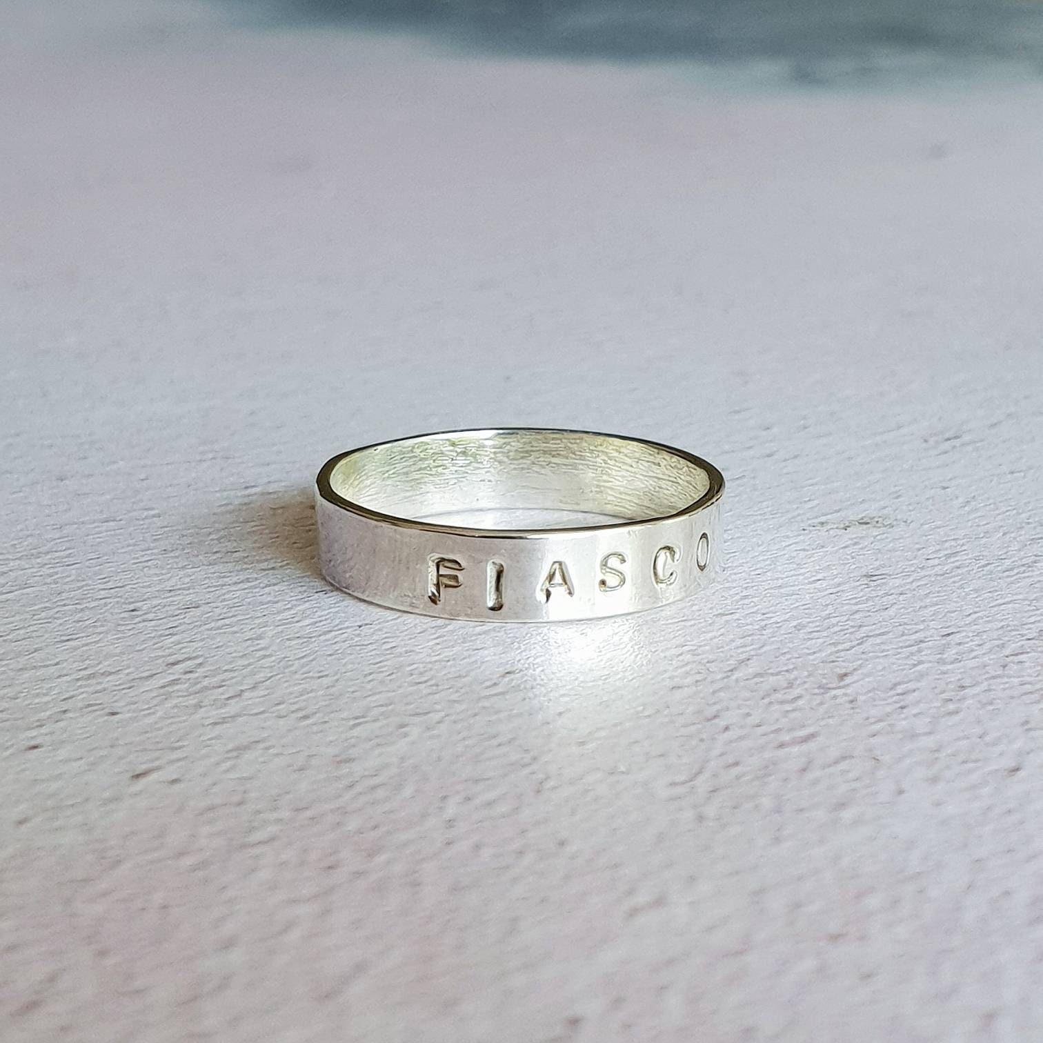 Name Ring Sterling Silver Name Ring Custom Name Ring Silver - Etsy UK