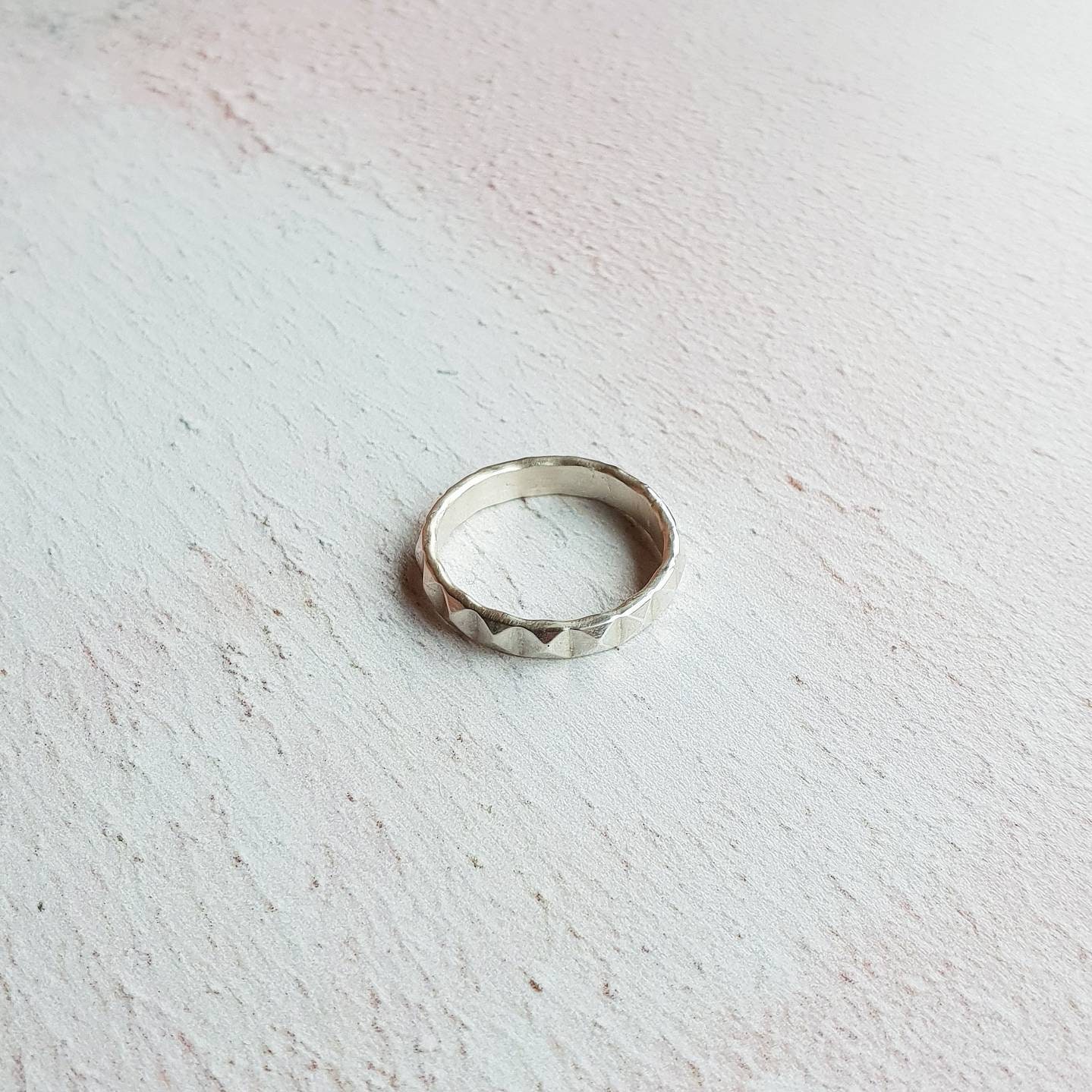 Silver Studded Ring Silver Pyramid Ring Silver Statement | Etsy