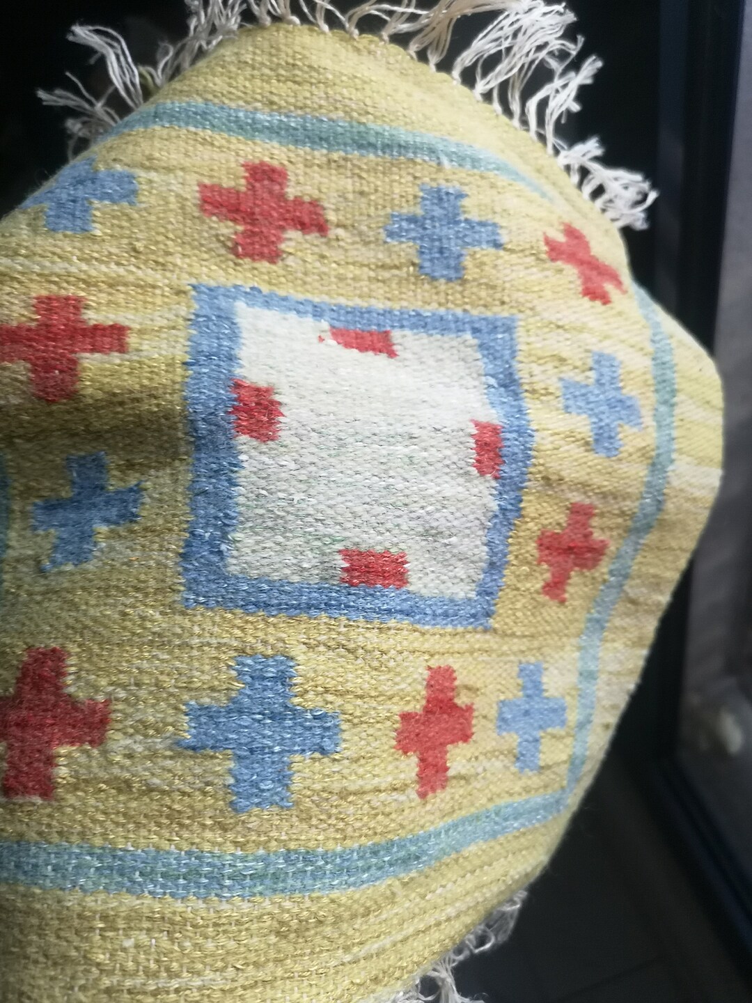 MCM Swedish Rollakan Rug Mod Placement Wool Runner Wall Hanging 1960's ...