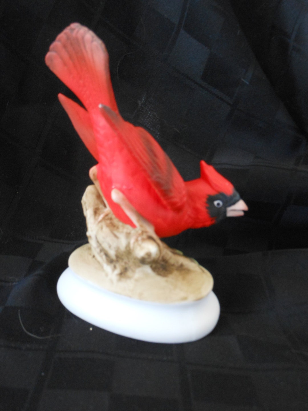 Vintage Lefton Cardinal Figurine Hand Painted Handpainted - Etsy
