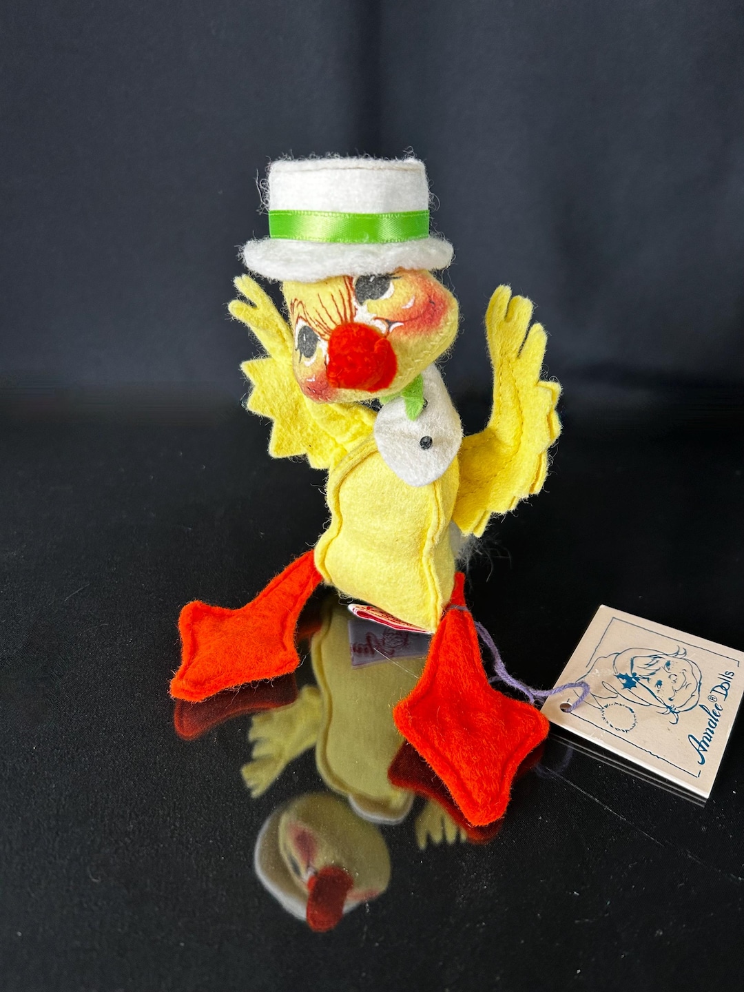 Annalee Anna Lee 1991 Small Duck Hand Painted Posable Easter ...